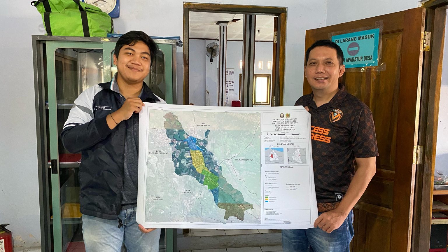 Dinilai Masih Sederhana, Taufik Mahasiswa KKN UNDIP Lakukan Pembuatan Peta Penentuan Batas ...